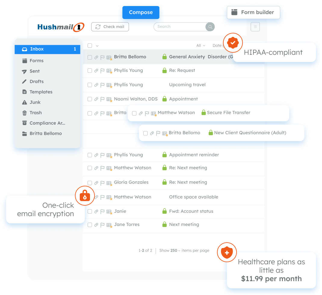 Hushmail: Encrypted Email and E-Signable Forms