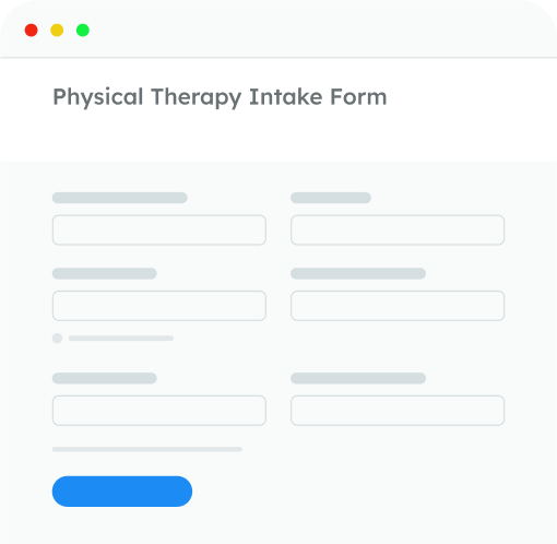 Physical Therapy Intake Form